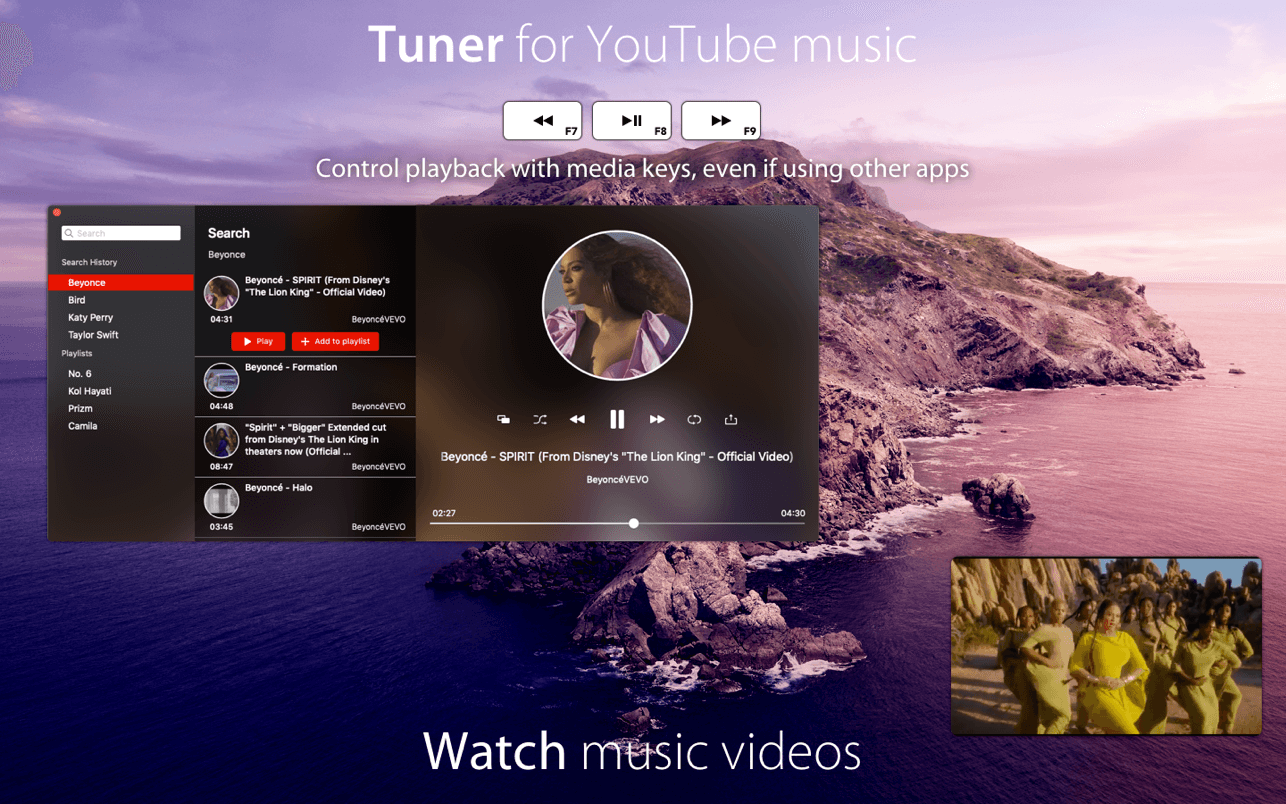 Tuner for YouTube music – Trình phát nhạc trên Youtube gọn nhẹ - maclife